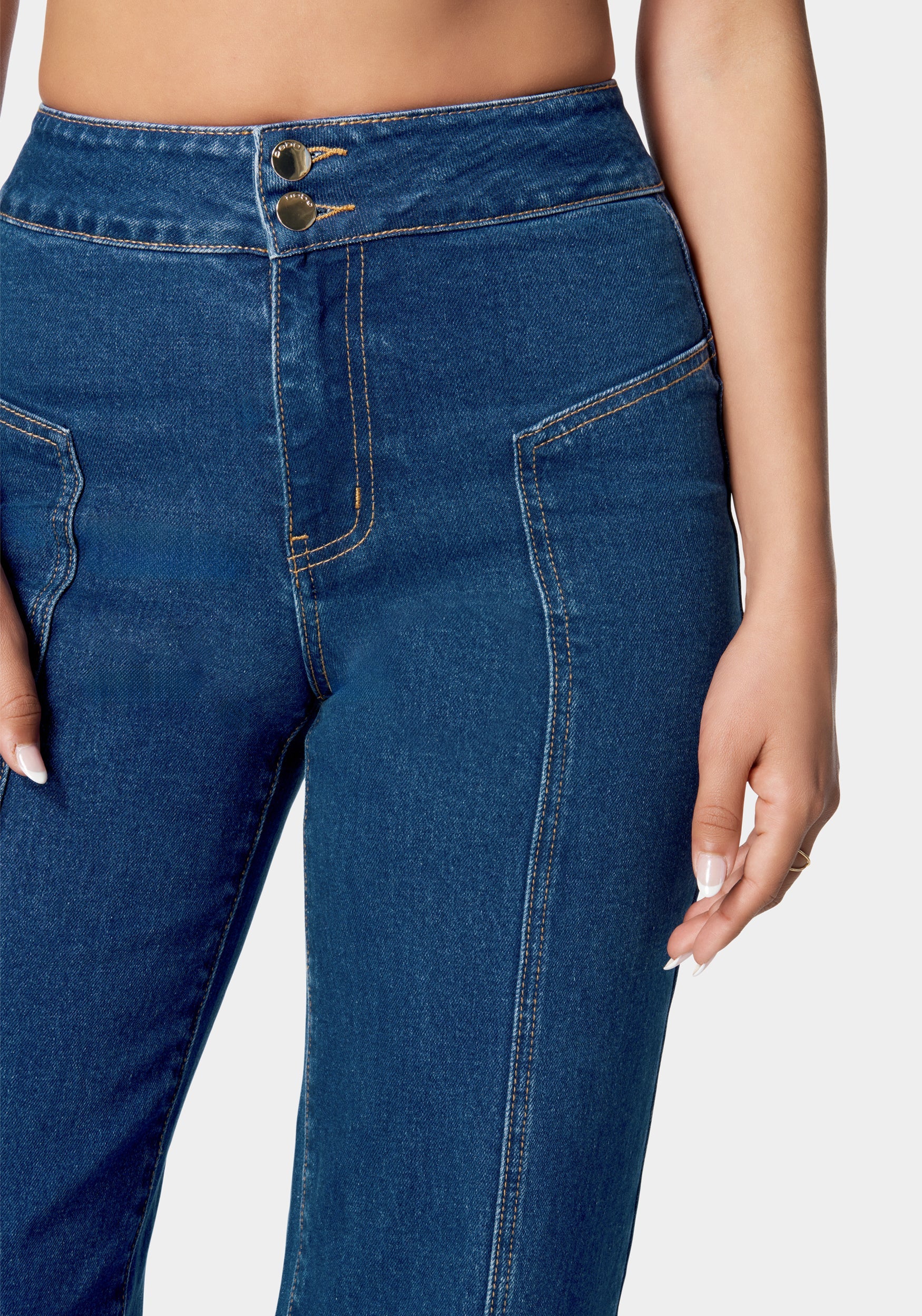 High Waist Wide Leg Jean | bebe