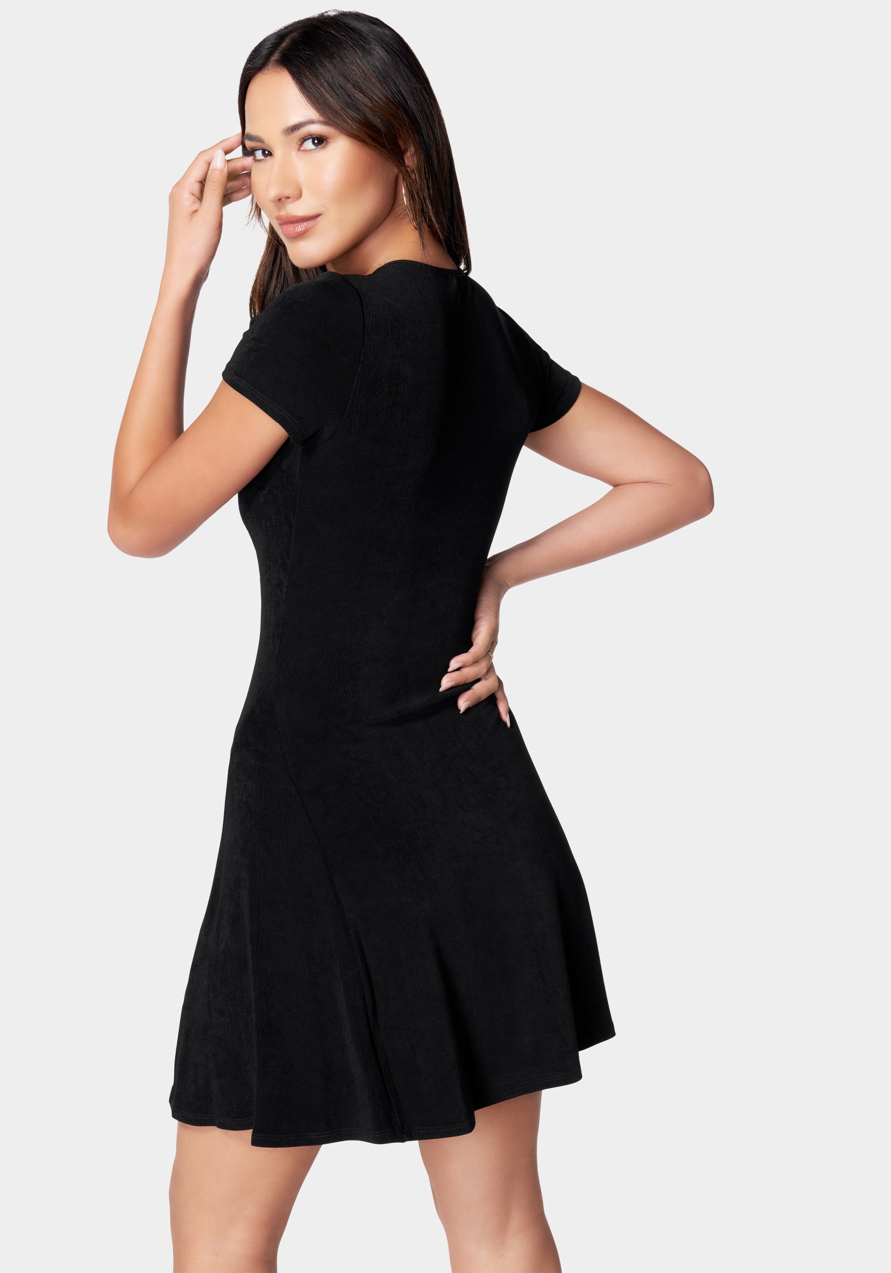 Slinky T Shirt Dress | bebe