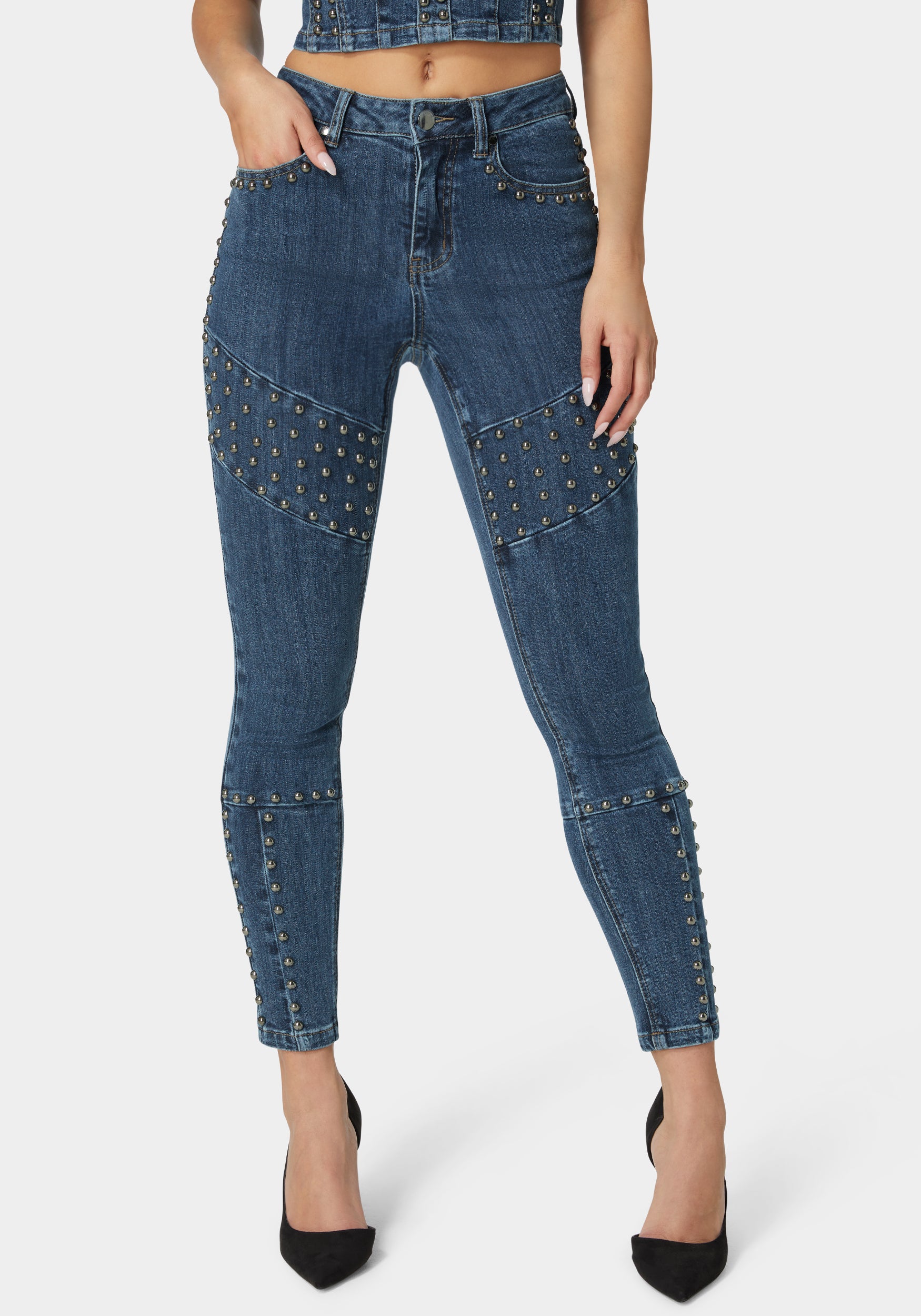 Natural Waist Skinny Leg Jeans – bebe