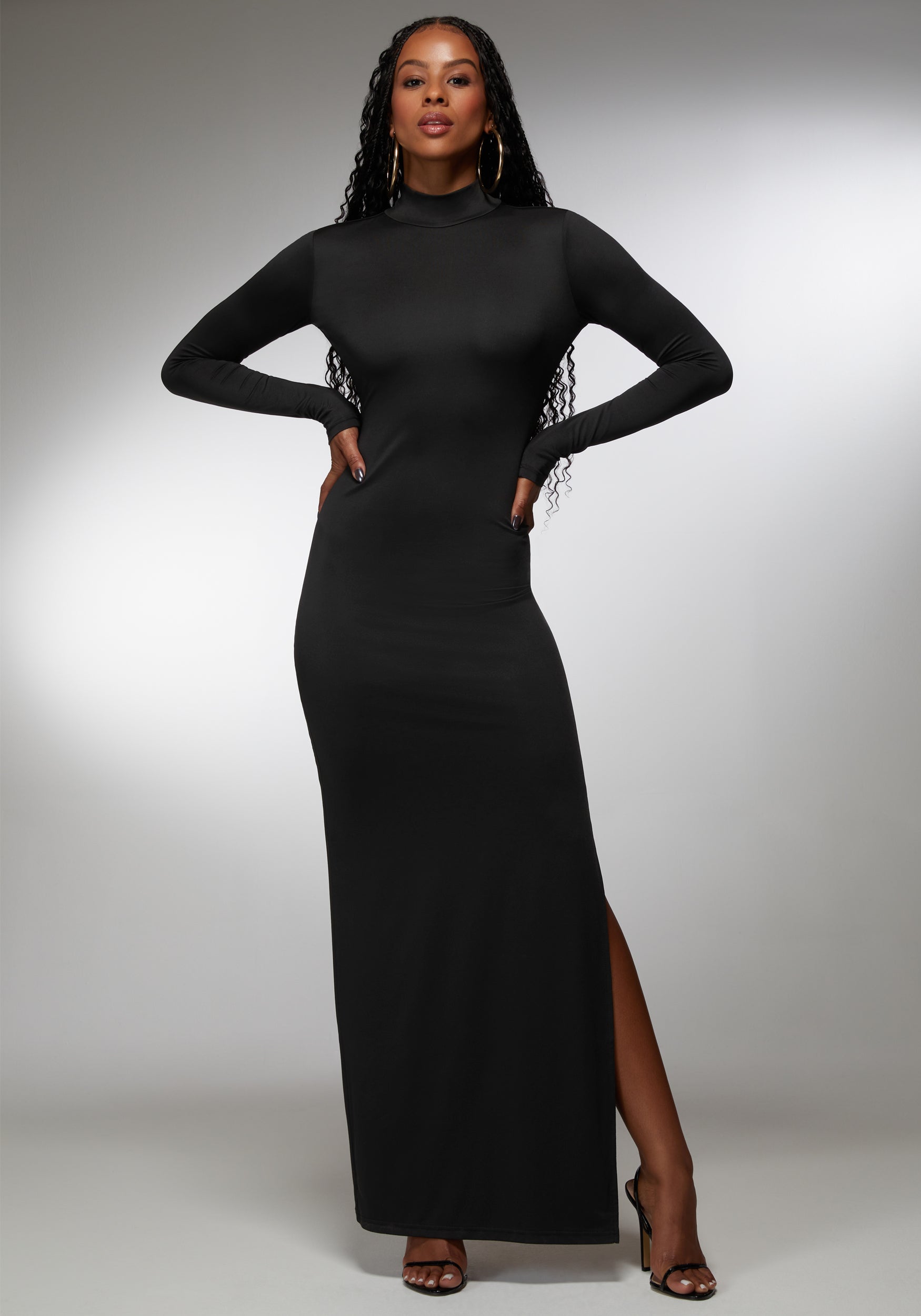 Open Back Chain Maxi Dress – bebe