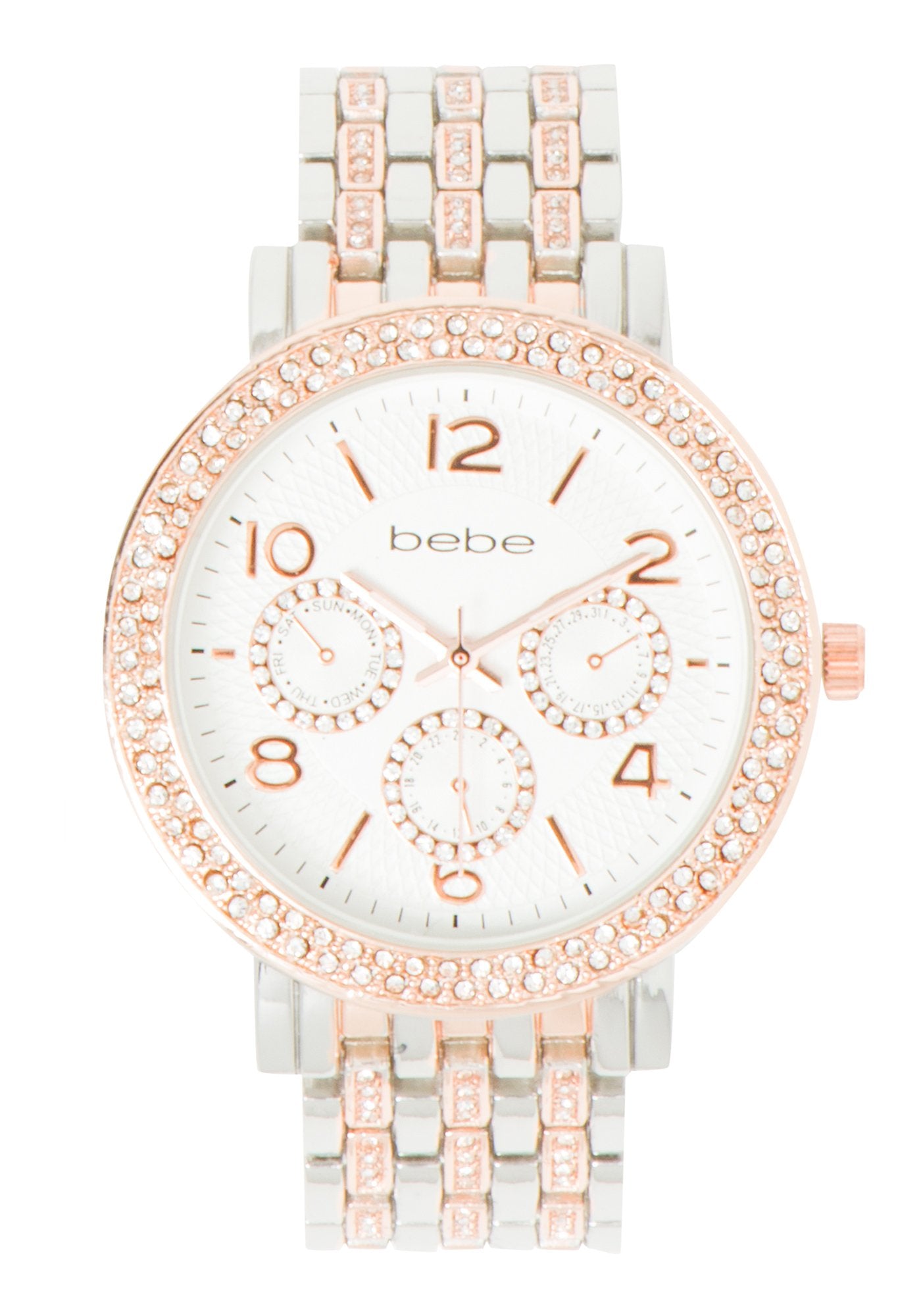 Bebe Two Tone Crystal Watch | bebe