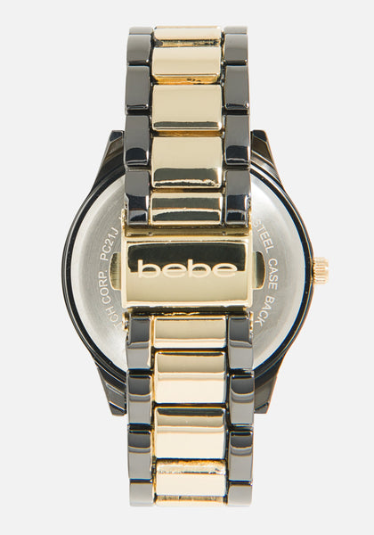 Bebe Double Row Crystal Watch | bebe