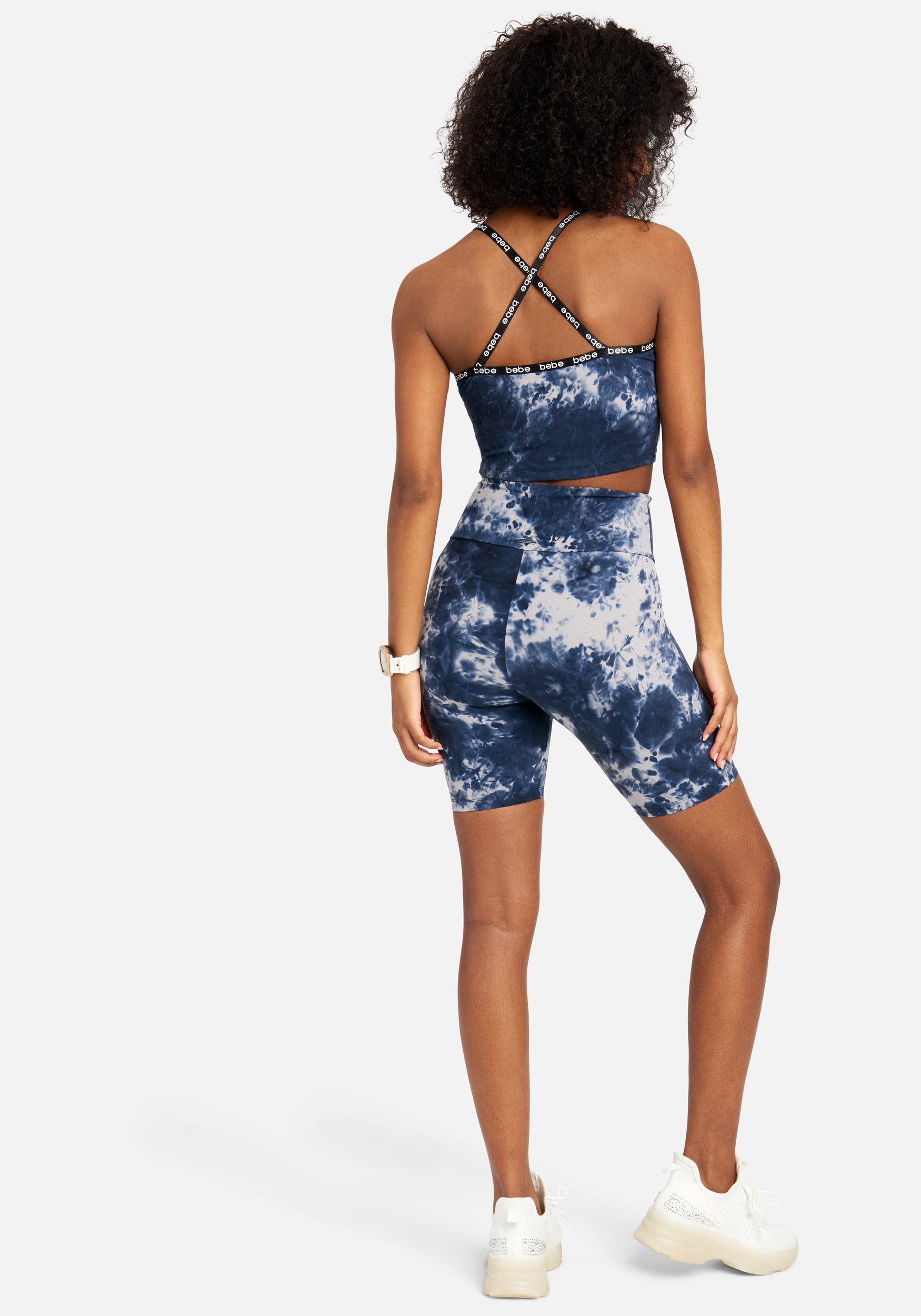 Bebe Logo Diamond Dye Short | bebe