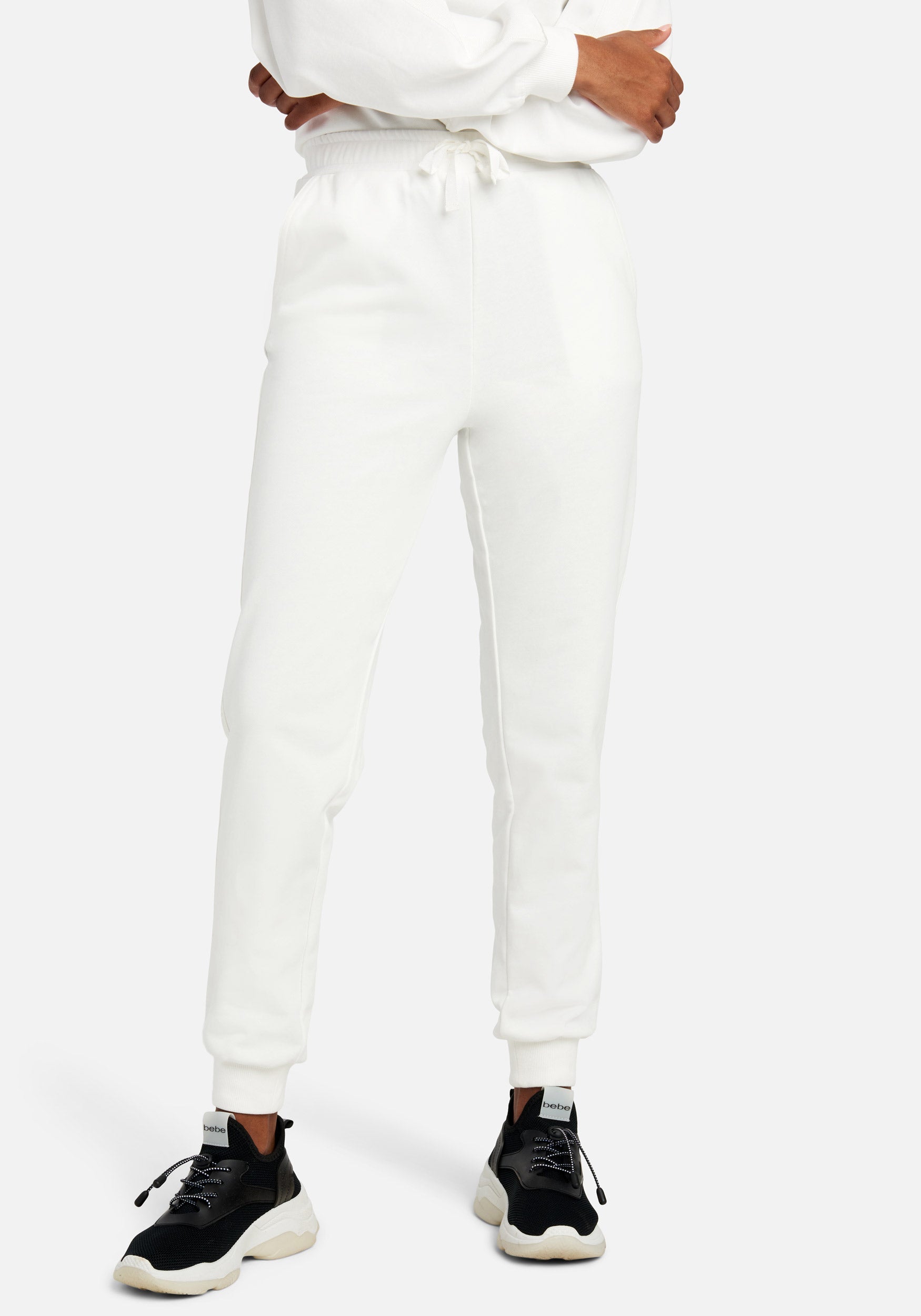 Bebe Logo Satin Tape Sweatpant – bebe