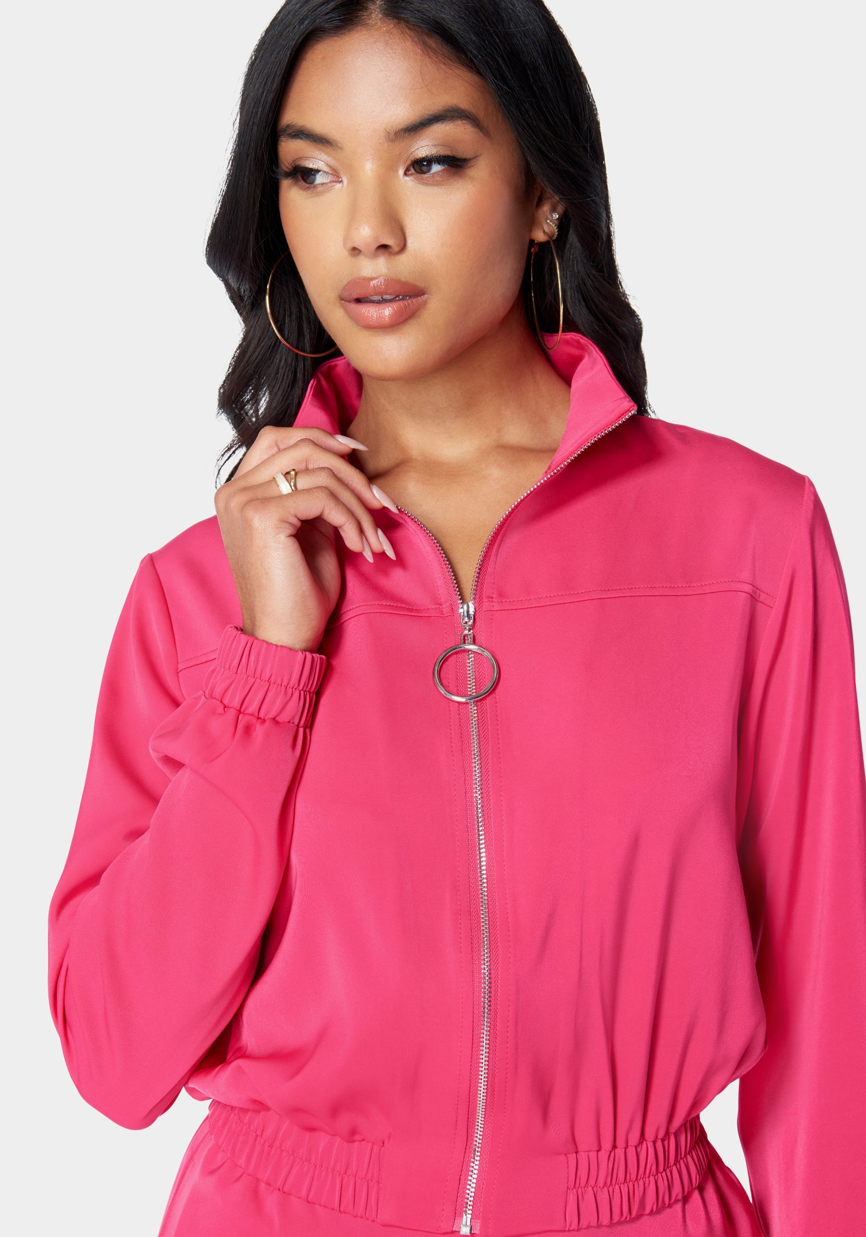 Cargo Zip Front Jacket | bebe