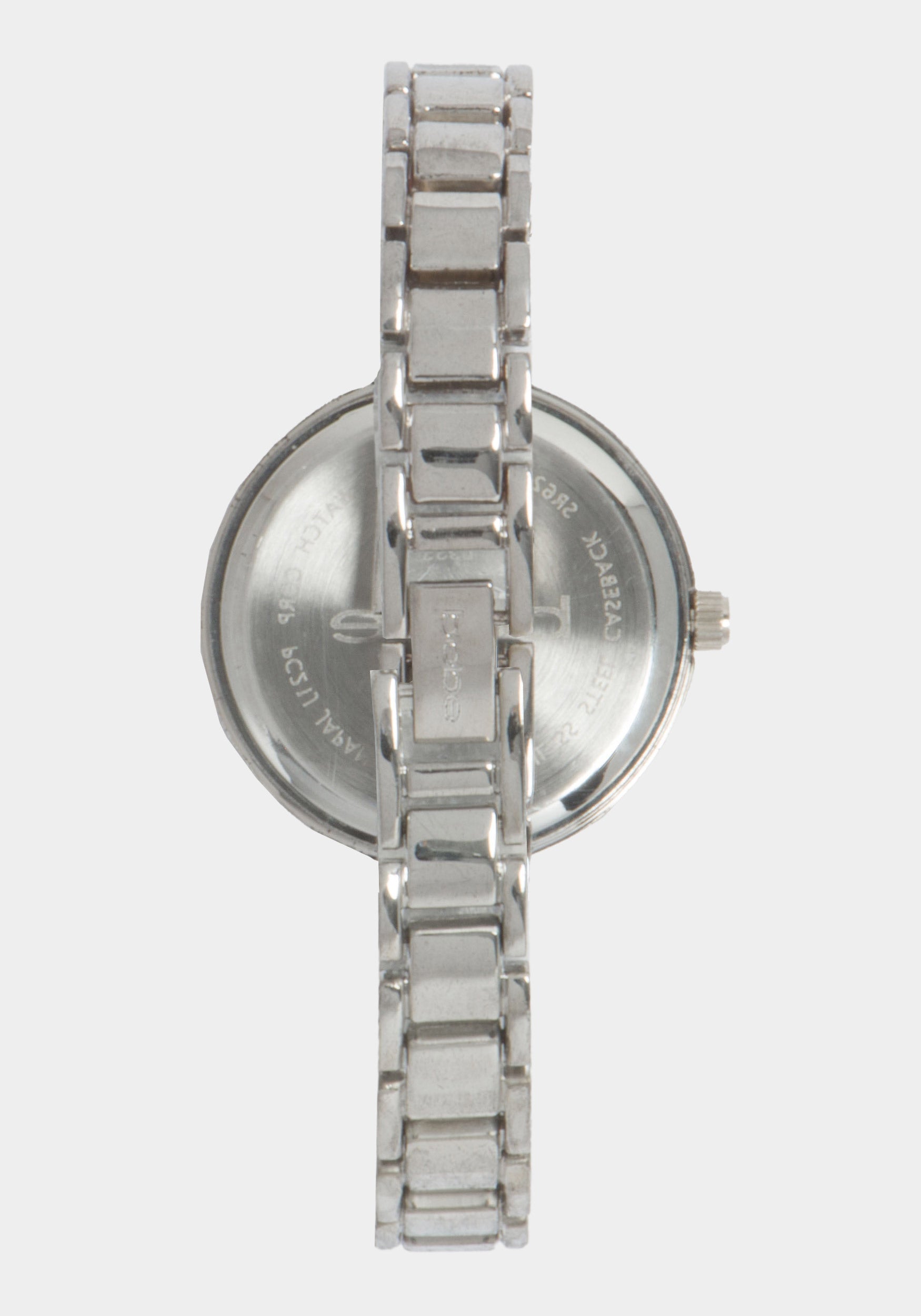 Silver Dial Crystal Bezel Watch | bebe