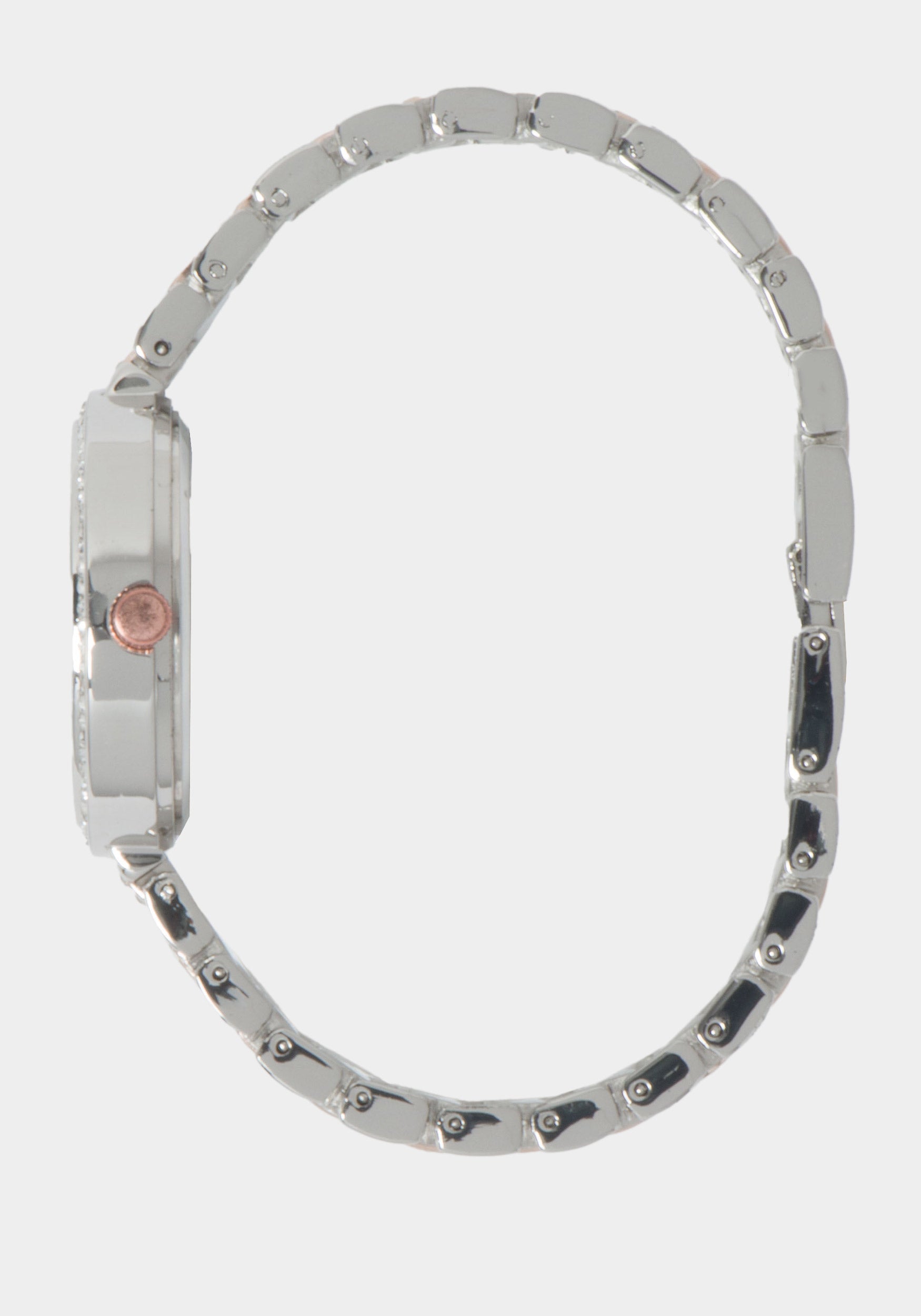 Silver Dial Crystal Bezel Watch | bebe