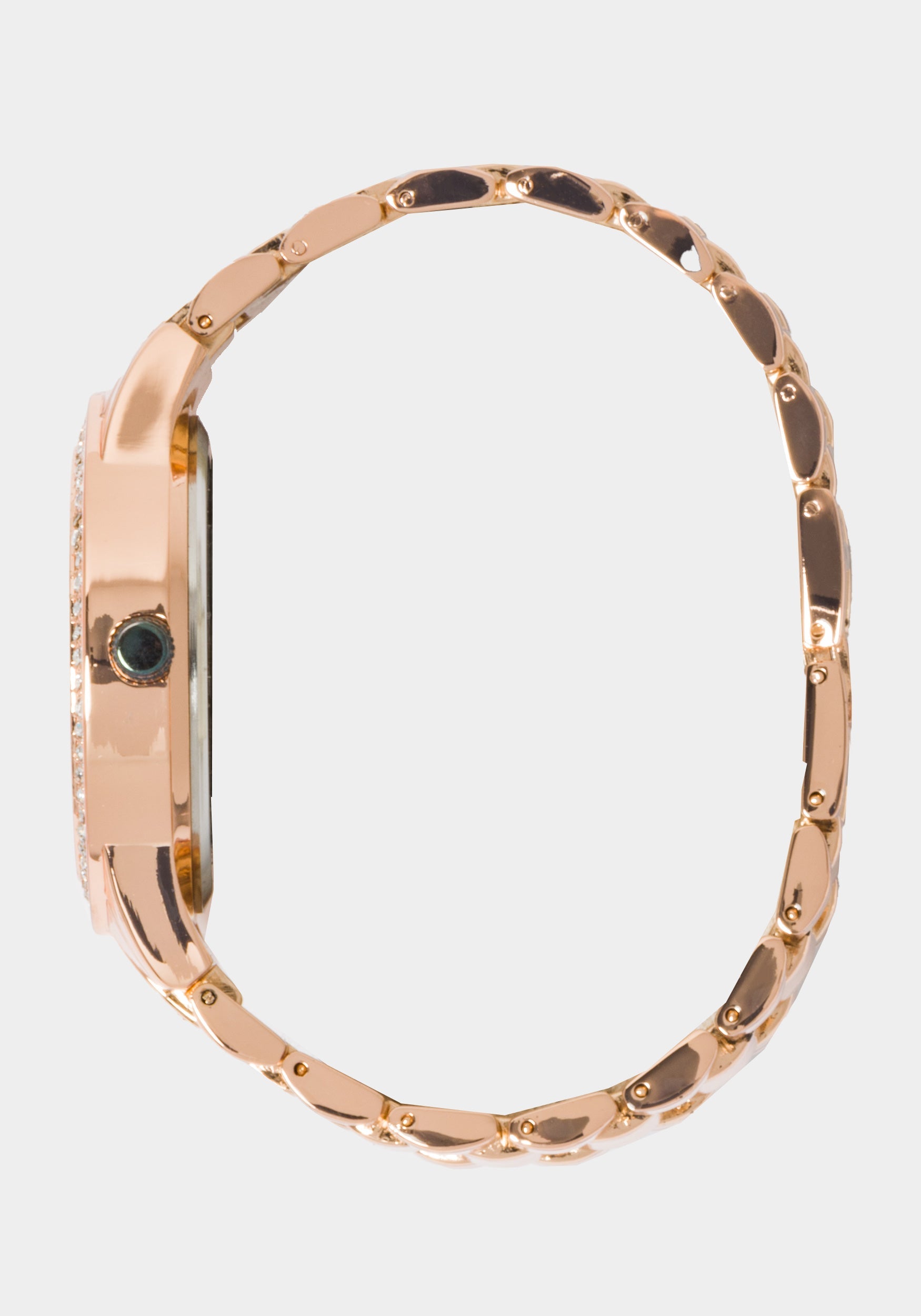 Silver Dial Crystal Bezel Watch | bebe