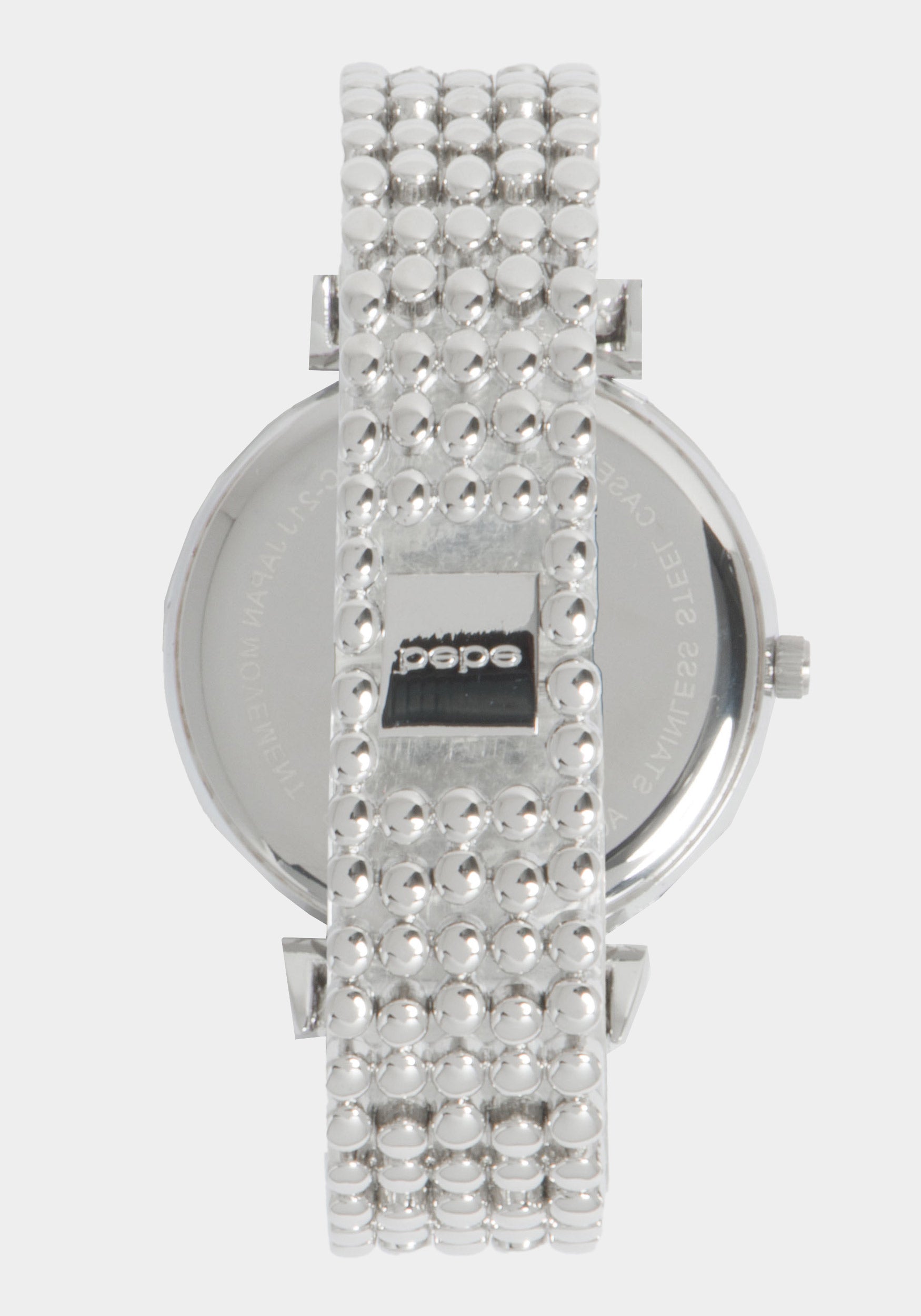 Silver Dial Crystal Bezel Watch | bebe