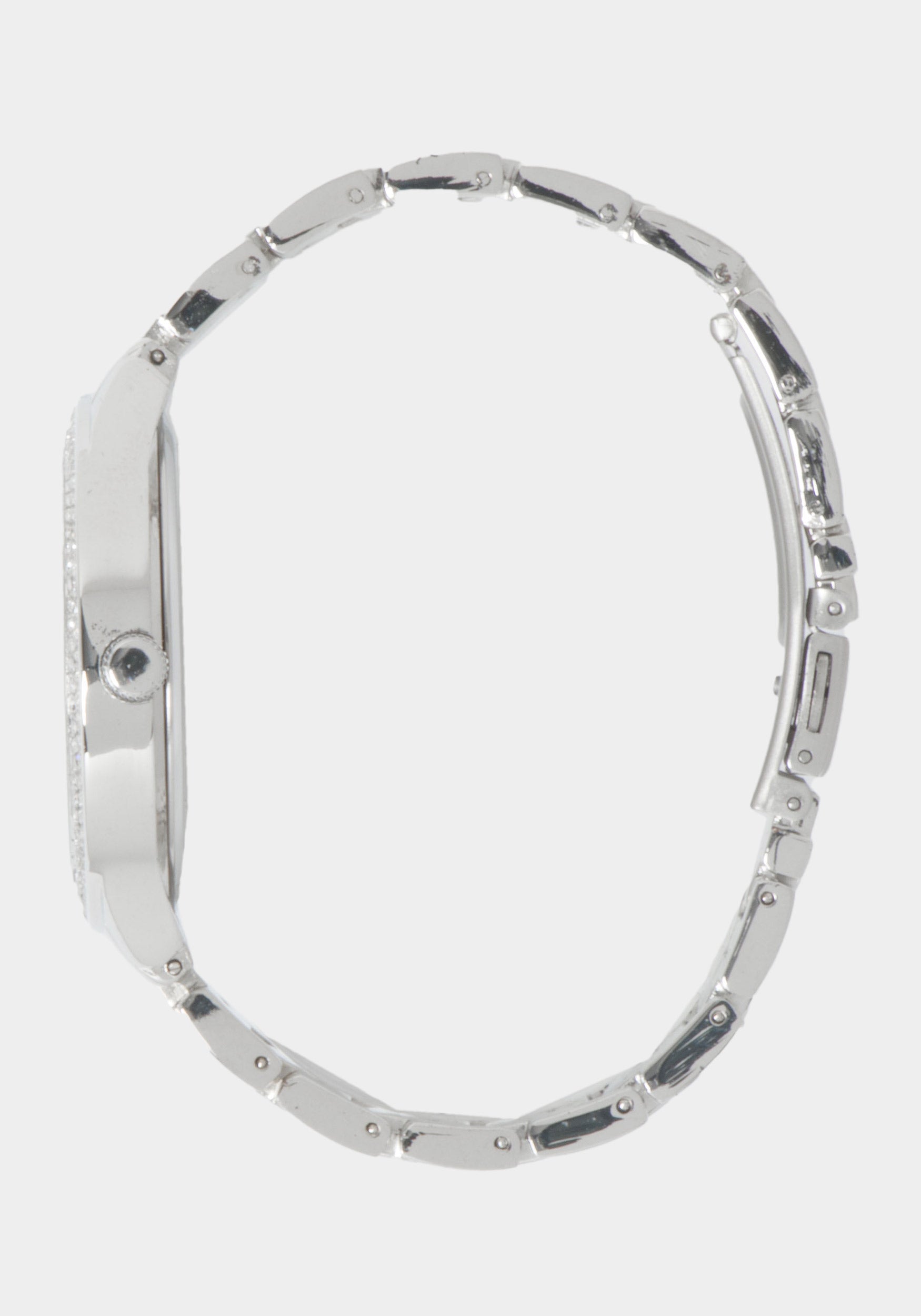 Silver Dial Crystal Bezel Watch | bebe